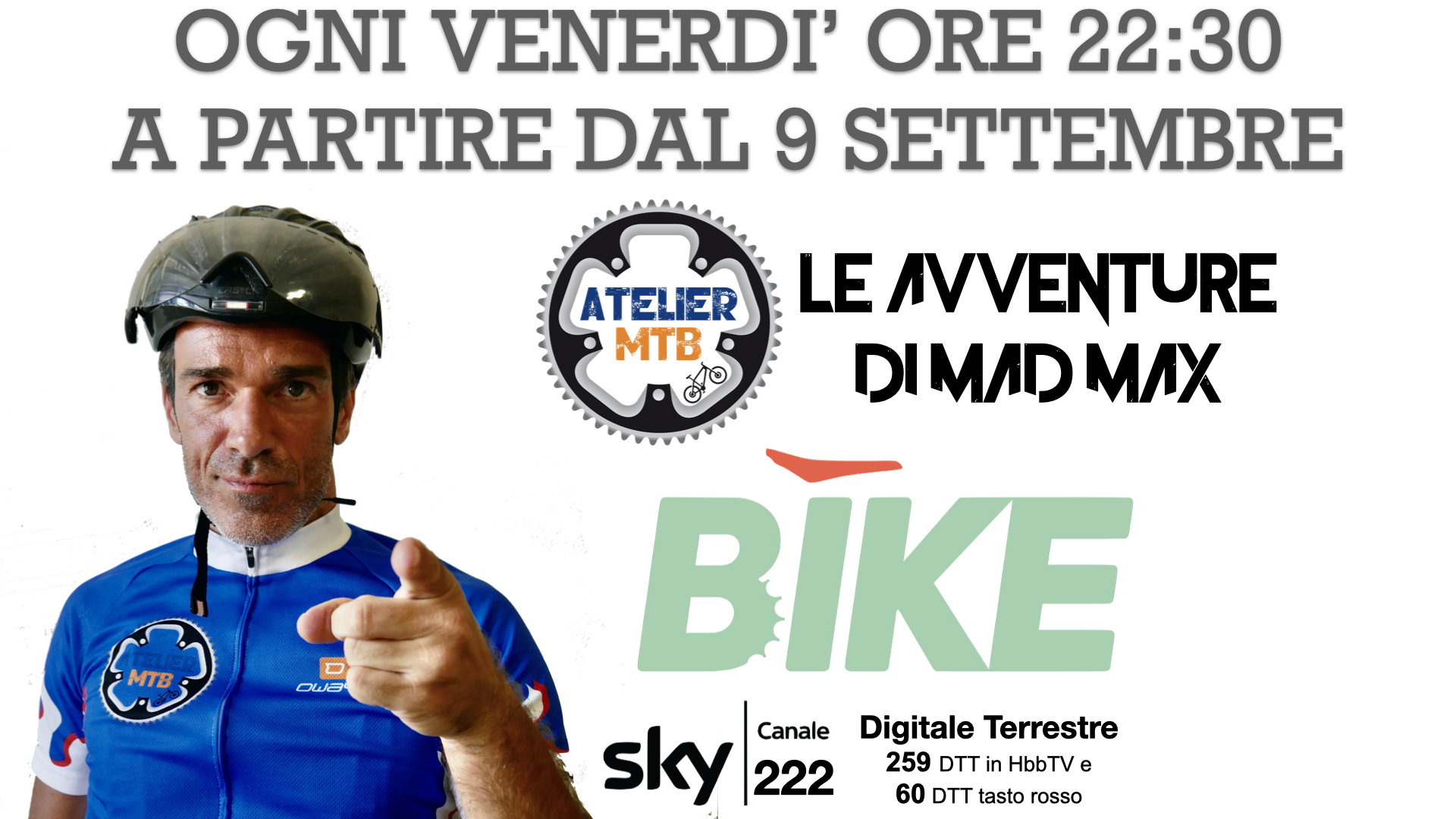 Con Atelier Mtb le avventure di 'Mad Max' in onda su BIKE | BikeChannel